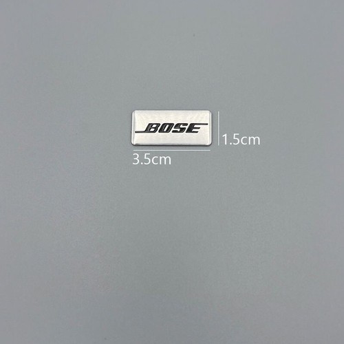 Auto parts car audio labeling metal sticker 2pcs silver bose | eBay