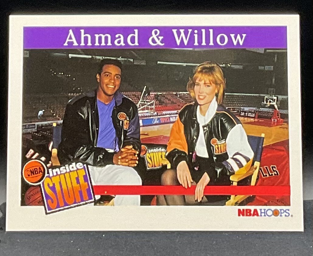Ahmad Rashad & Willow Bay Sky Box NBA Hoops Inside Stuff #487 1993 | eBay