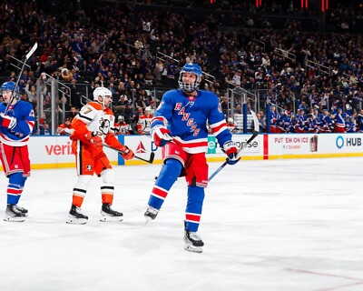 Ryan Lindgren Goal Celebration New York Rangers 8x10 NHL Hockey Photo ...