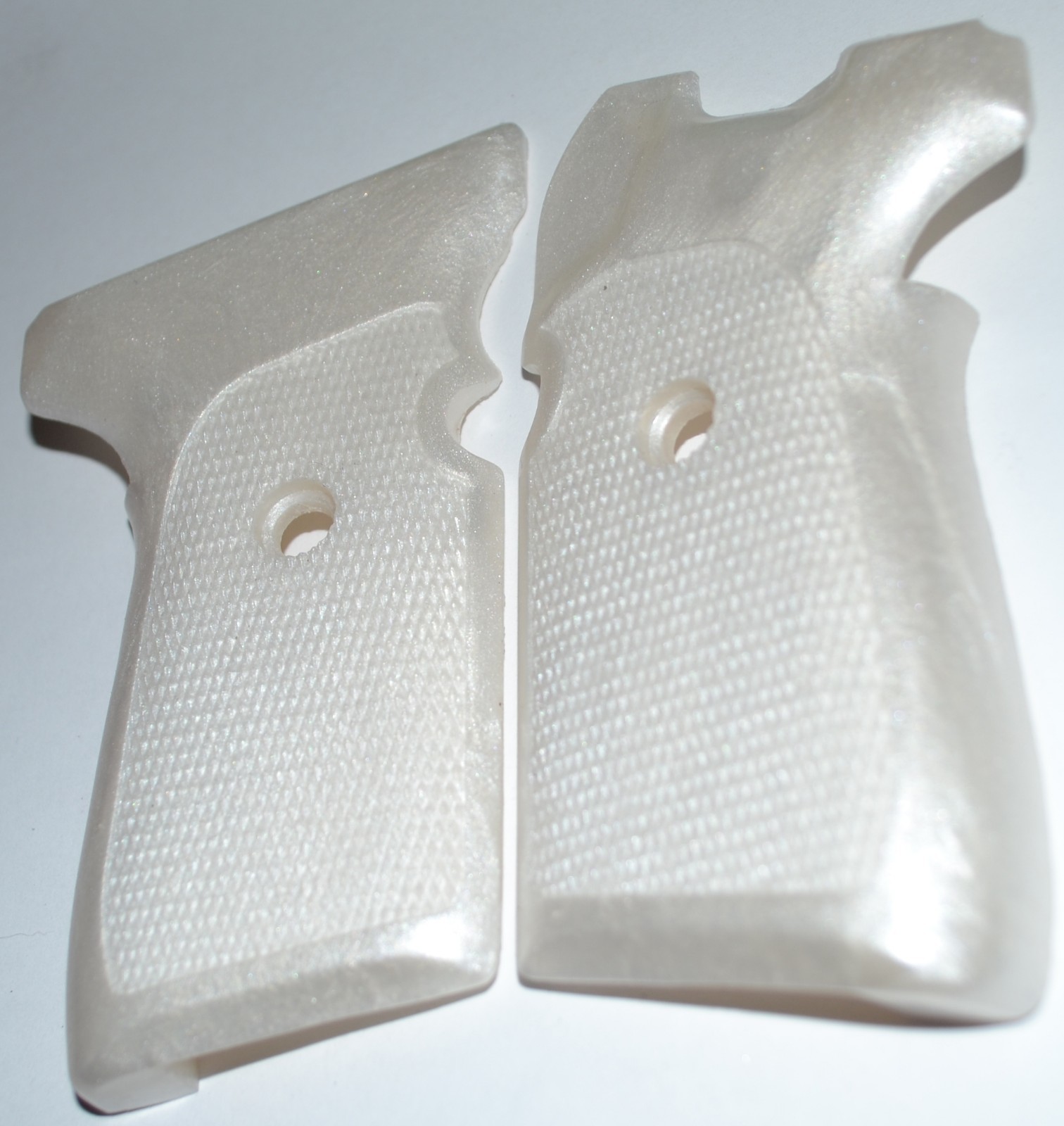 Sig Sauer P239 pistol grips checkered pearl white plastic | eBay