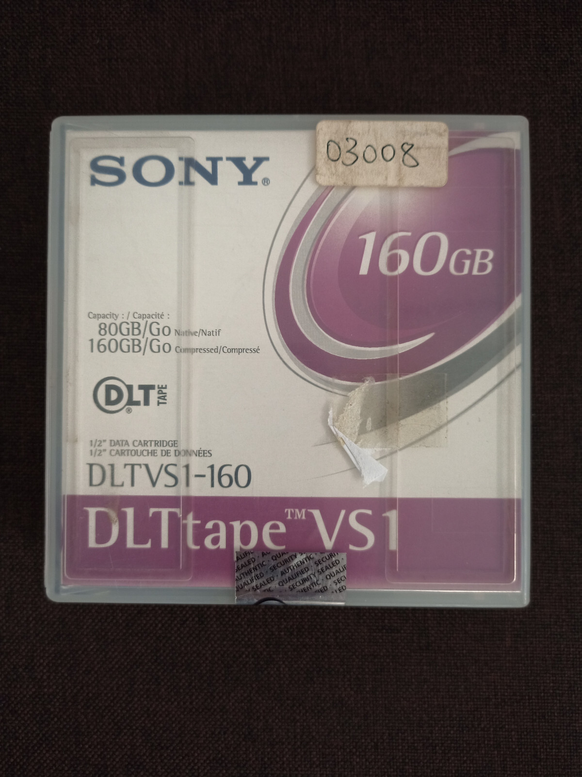 SONY DLT VS1 160 80/160GB rare tape cartridge cassette | eBay