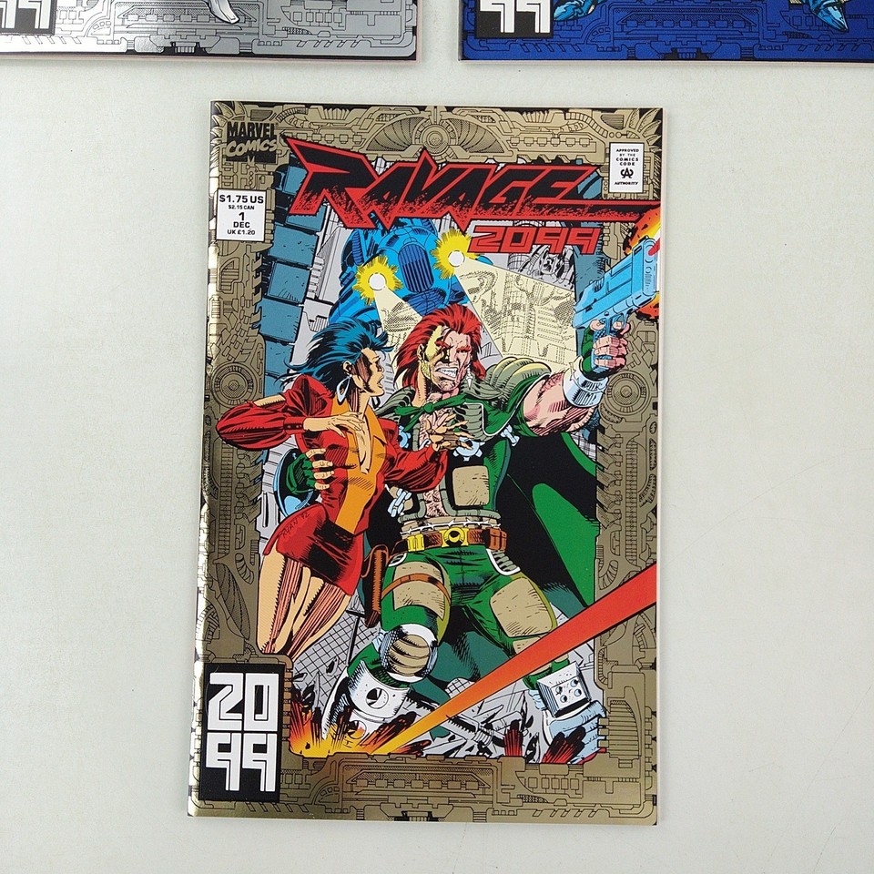 Doom 2099, Punisher 2099, Ravager 2099 #1 Foil Lot NM (1993 Marvel ...
