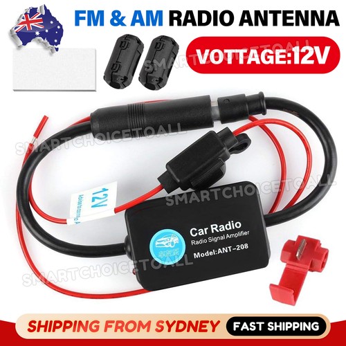 Strengthen Booster Radio aerial splitter AM FM Signal Amplifier Car ...