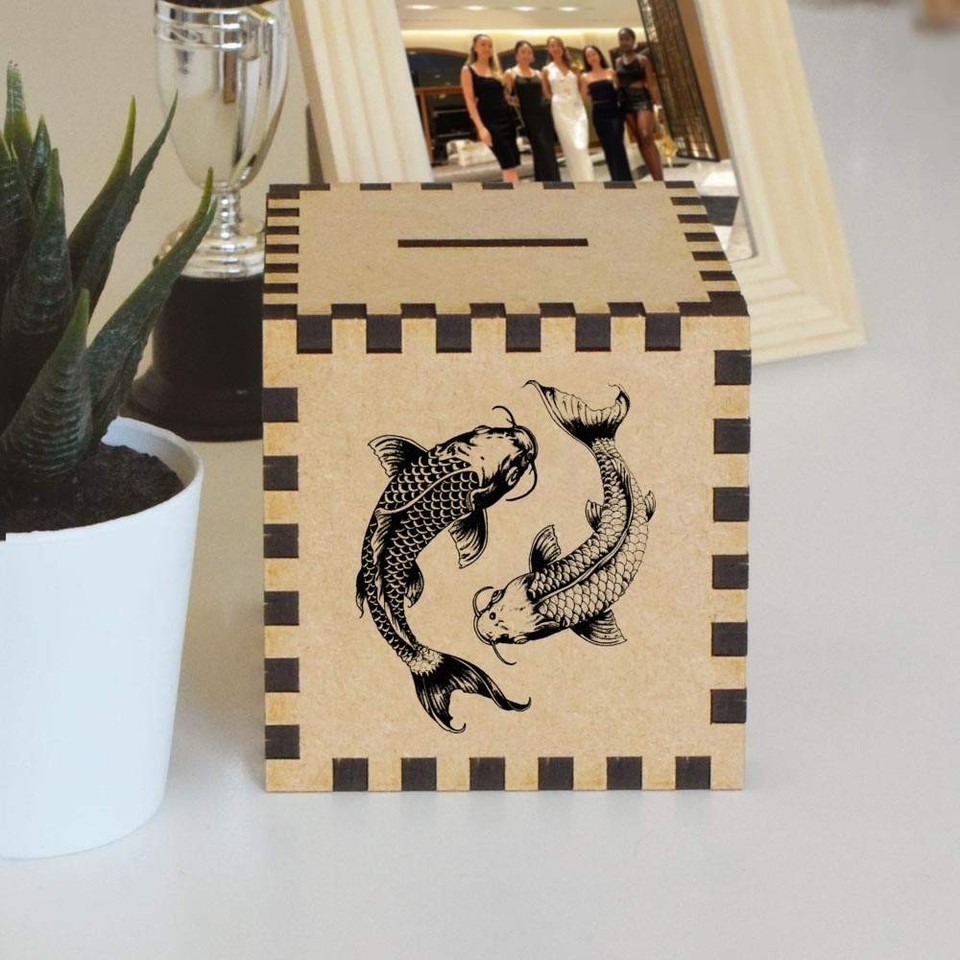 'Couple of Koi Fish' Money Box / Piggy Bank (MB00109629) | eBay