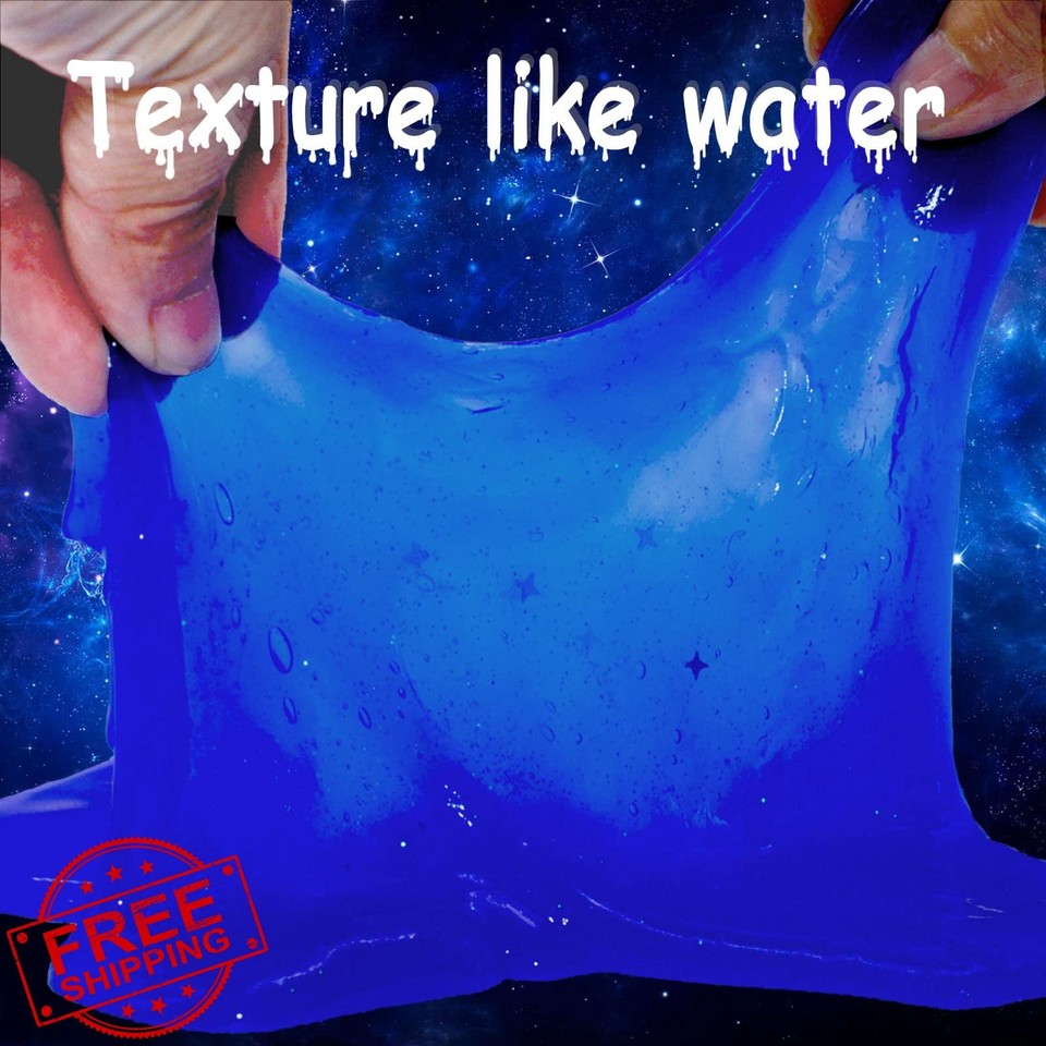 24pk Blue Galaxy Star Slime Kids Party Favor Stress Relief Toy | eBay
