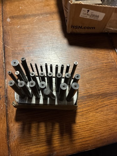 R.L. Spellman Co. Steel Pin Punch Set w/ Stand – Vintage USA Machinist ...