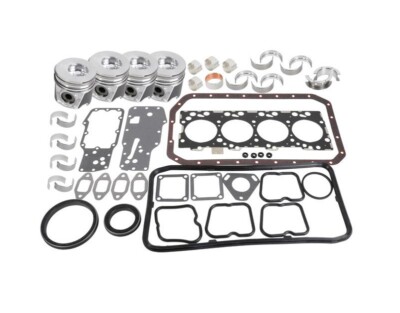 Engine Overhaul Kit for Iveco N45 Fits Case 445CT Skid Steer Non-Turbo ...