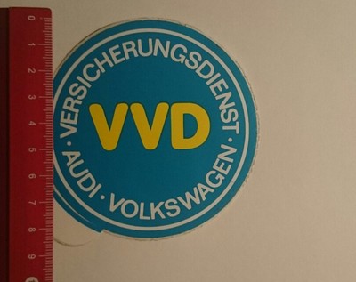 Aufkleber/Sticker: VVD Versicherungsdienst Audi Volkswagen (120117141 ...
