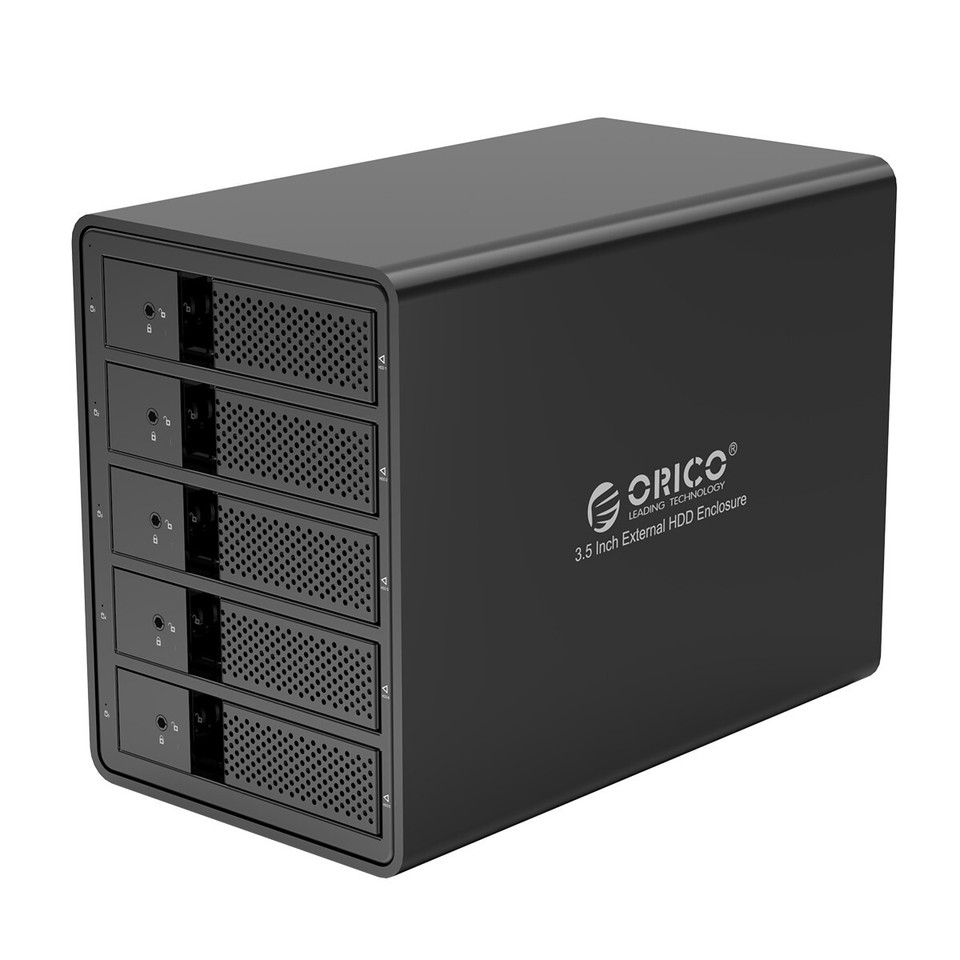 ORICO 5 Bay Raid USB3.0 to SATA External Hard Drive Enclosure for 3.5 ...