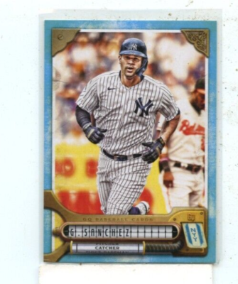 GARY SANCHEZ 2022 Topps Gypsy Queen Blue Parallel #D /150 | eBay