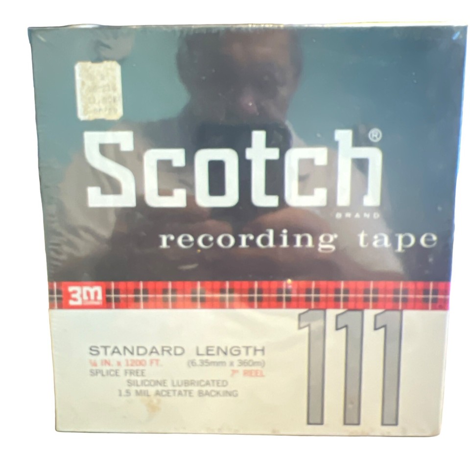 Vintage Scotch 3M 111 Recording Tape 1200 ft 7" Reel NIB | eBay
