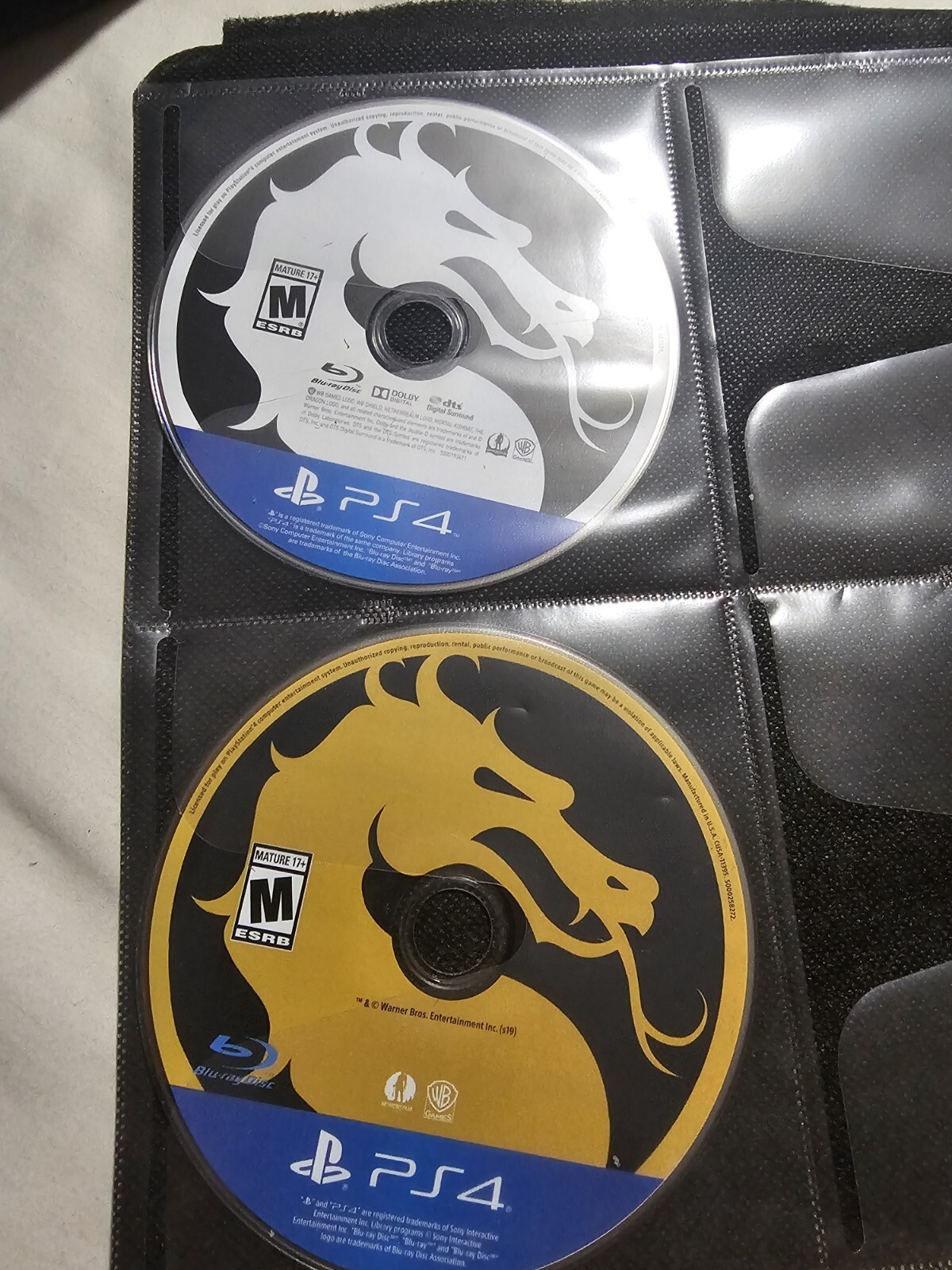 Lot Of 2 Mortal Kombat 11 And X - Sony PlayStation 4 Disc Only ...