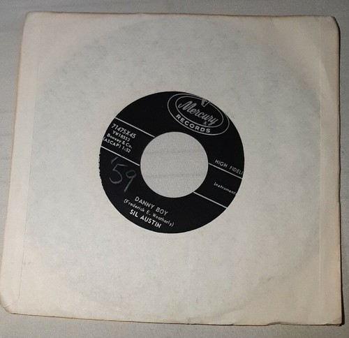 Sil Austin 45 Danny Boy / The Hungry Eye Mercury 71475 ex | eBay