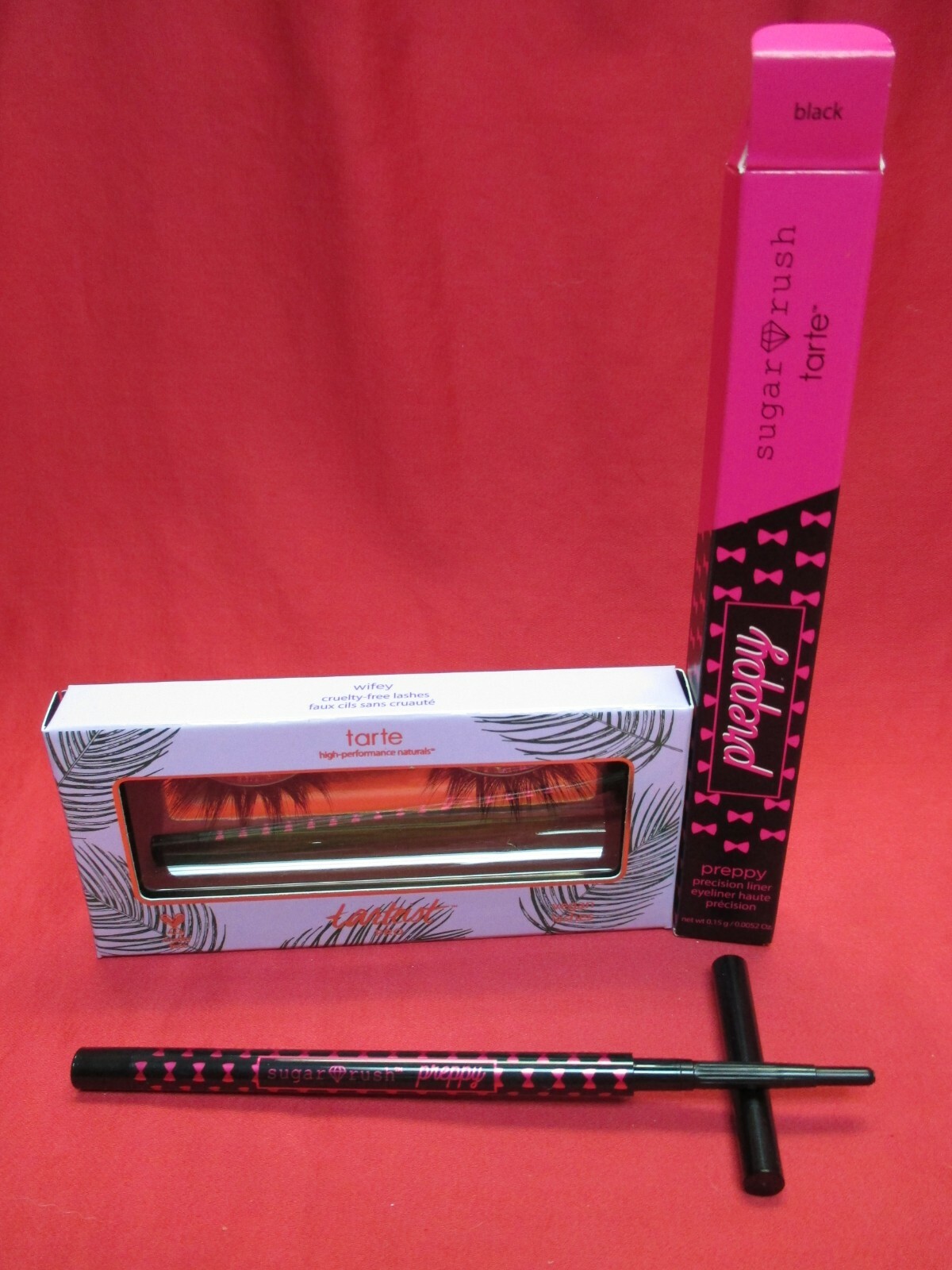 Tarte Set~Sugar Rush Preppy Precision Liner~Tarteist Pro Vegan Lashes ...