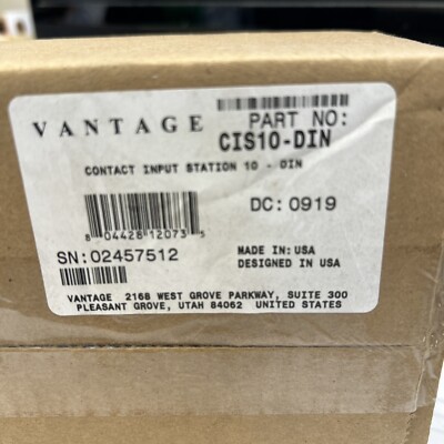 Vantage Controls CIS10-DIN - Contact Input Station 10-DIN | eBay