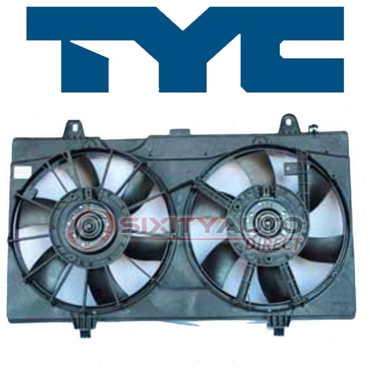 TYC 621770 Dual Radiator & Condenser Fan Assembly for NI3117101 FA70515 ...