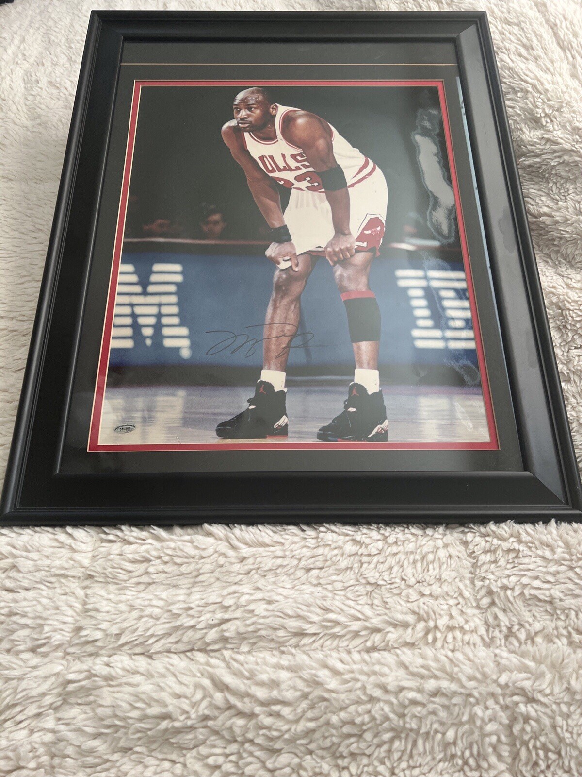 Michael Jordan Autographed Vintage 16x20 Framed & Matted ...