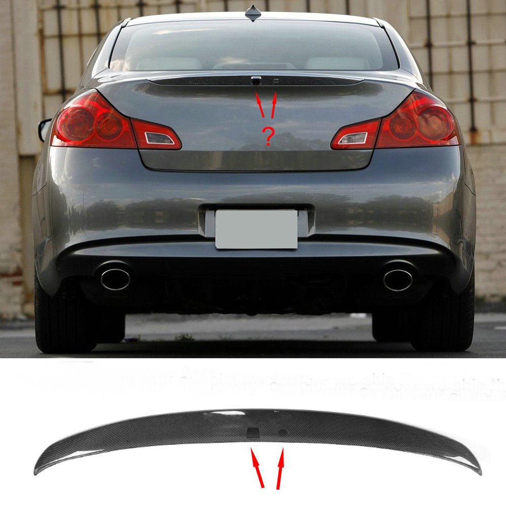 Real Carbon Trunk Spoiler For Infiniti G25 G35 G37 Q40 4-Door Sedan 07 ...