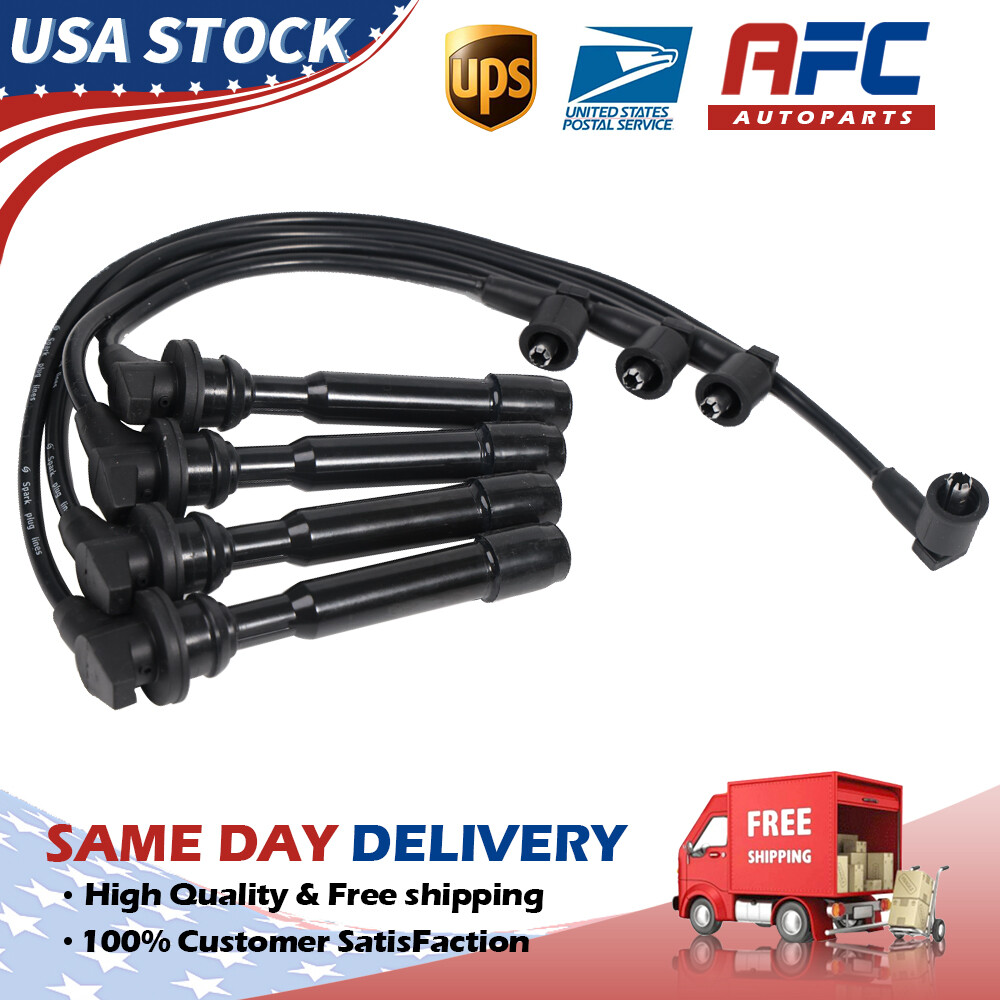 HIGH Spark Plug Wire Set for 96-09 Elantra Tiburon Tucson Spectra ...