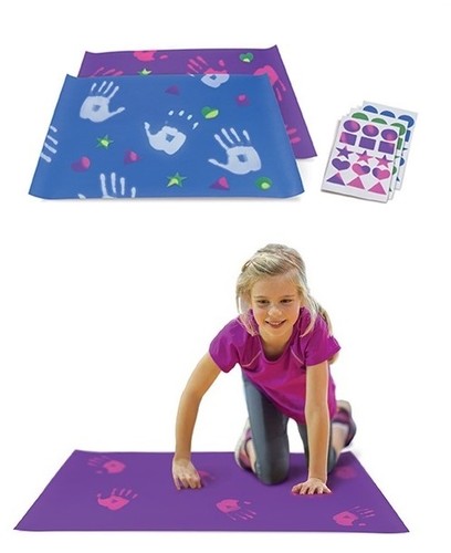 Play Visions Color Changing Play Mats and Place Mats Hand Stickers ...