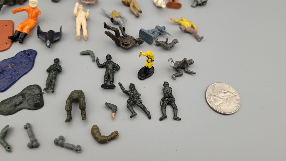 Vintage 1/72 & HO Scale Military Figures Models Airfix and Others Army ...