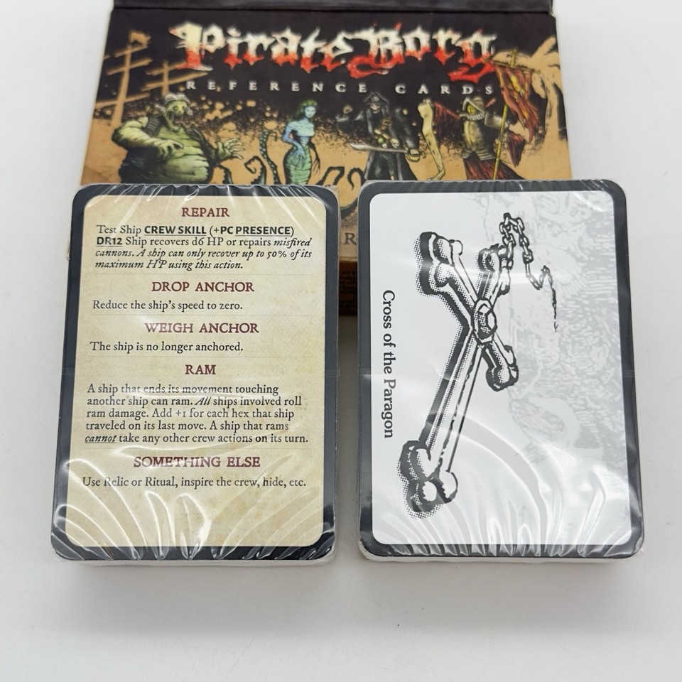 Pirate Borg Reference Cards Free League 2022 Edition OPEN BOX SEALED ...