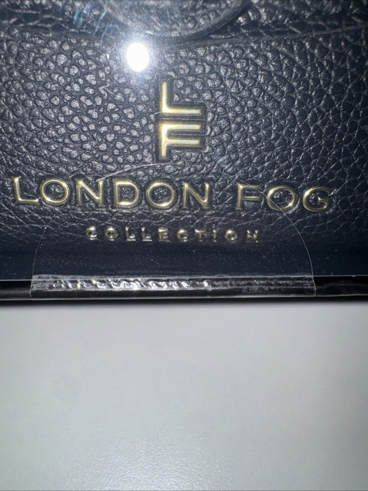 London Fog 3 in 1 Gift Set w/Wallet, Scarf And Keychain ~ Black, White ...