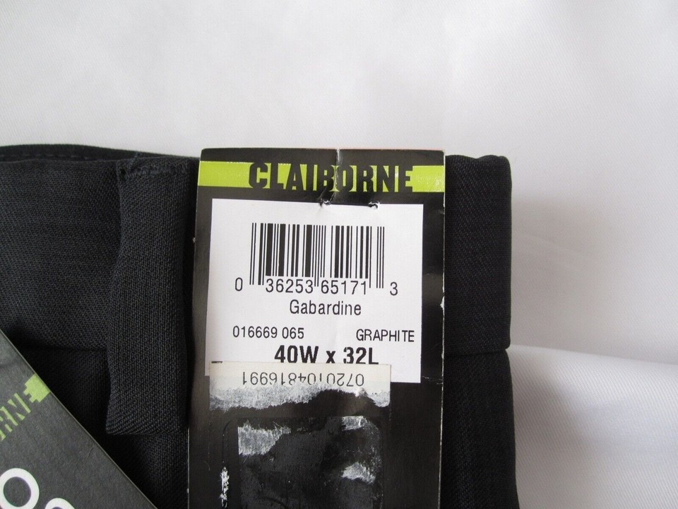 New Men Caliborne Stretch Waistband No Iron Polyester Pants Sz 40W x ...