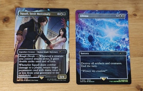 MTG FF Collaboration Promo Card Seed Mercenary, Squall Ultima Set | eBay