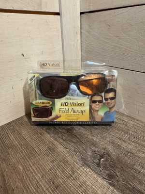 HD Vision Fold Aways Sunglasses - Black Uv 400 As Seen Tv | eBay