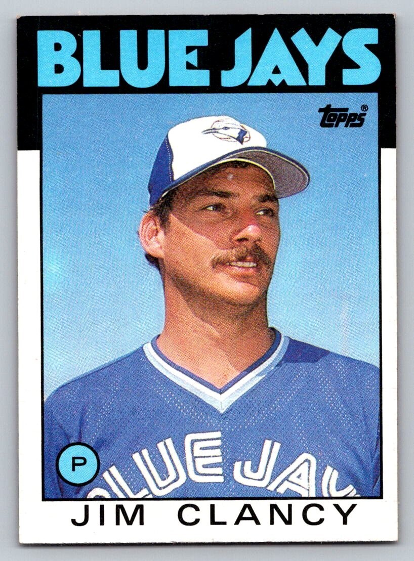 1986 Topps #412 Jim Clancy Toronto Blue Jays | eBay