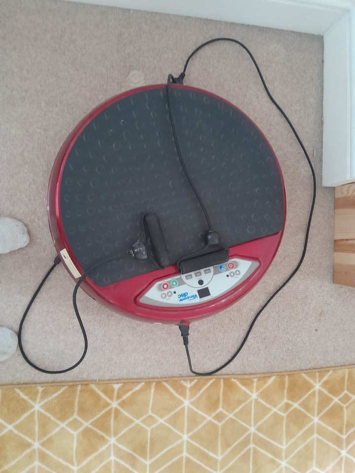 VIBRAPOWER Disc Vibration Plate Muscle Excercise Machine / Muscle Toner ...