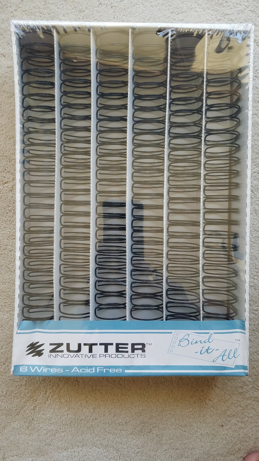 Zutter Bind it All, Box of 6 coils, 1 1/4" Black | eBay