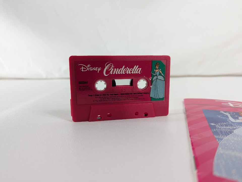 VINTAGE DISNEY CINDERELLA PRINCESS READ-ALONG STORY BOOK AND TAPE | eBay