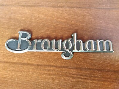 Brougham TRUNK Emblem Badge Logo Fit NISSAN CEDRIC Y31 1989 Genuine OEM ...