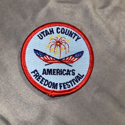Mint Utah County America’s Freedom festival patch | eBay