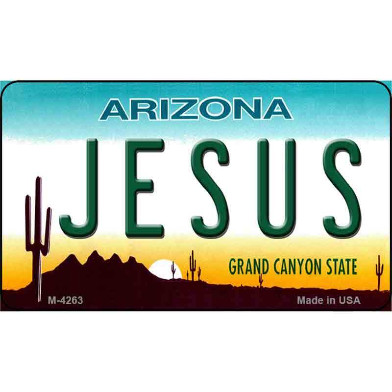 Jesus Arizona State License Plate Tag Magnet M-4263 | eBay