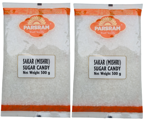 1kg - 2 x 500g Packs - Sugar Cubes Crystals Mishri Misri Sweet Shakar ...