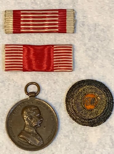 WWI Austria Bravery Tapferkeit Military Medal, Ribbons & Cockade | eBay