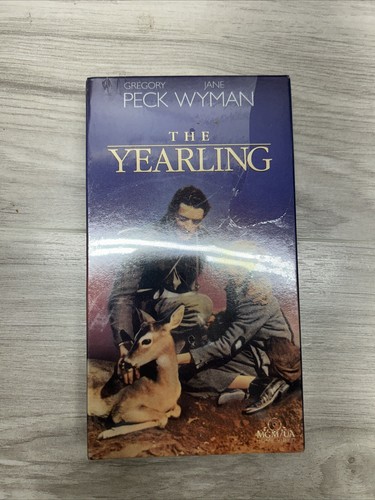 Gregory Peck THE YEARLING (1946) (VHS 1989) Jane Wyman, Claude Jarman ...