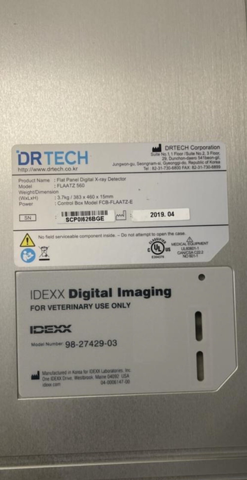 Idexx DR40 Vet DR Panel With Workstation (2019) Tested | eBay