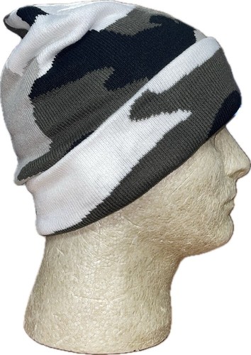Beanie Stocking Cap Knit Hunting Military Camo Camouflage Urban Black ...
