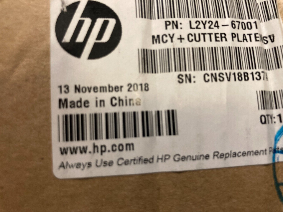 NEW HP L2Y24-67001 Cutter platen assembly DESIGNJET T930 T1530 T2530 ...