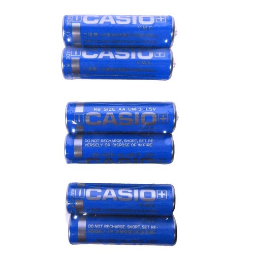 Vintage Casio AA Batteries Lot of 6 New in Package | eBay