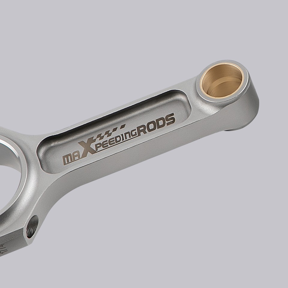 4X I-BEAM EN24 4340 CONNECTING RODS FOR HONDA ACURA LS INTEGRA B18B ...