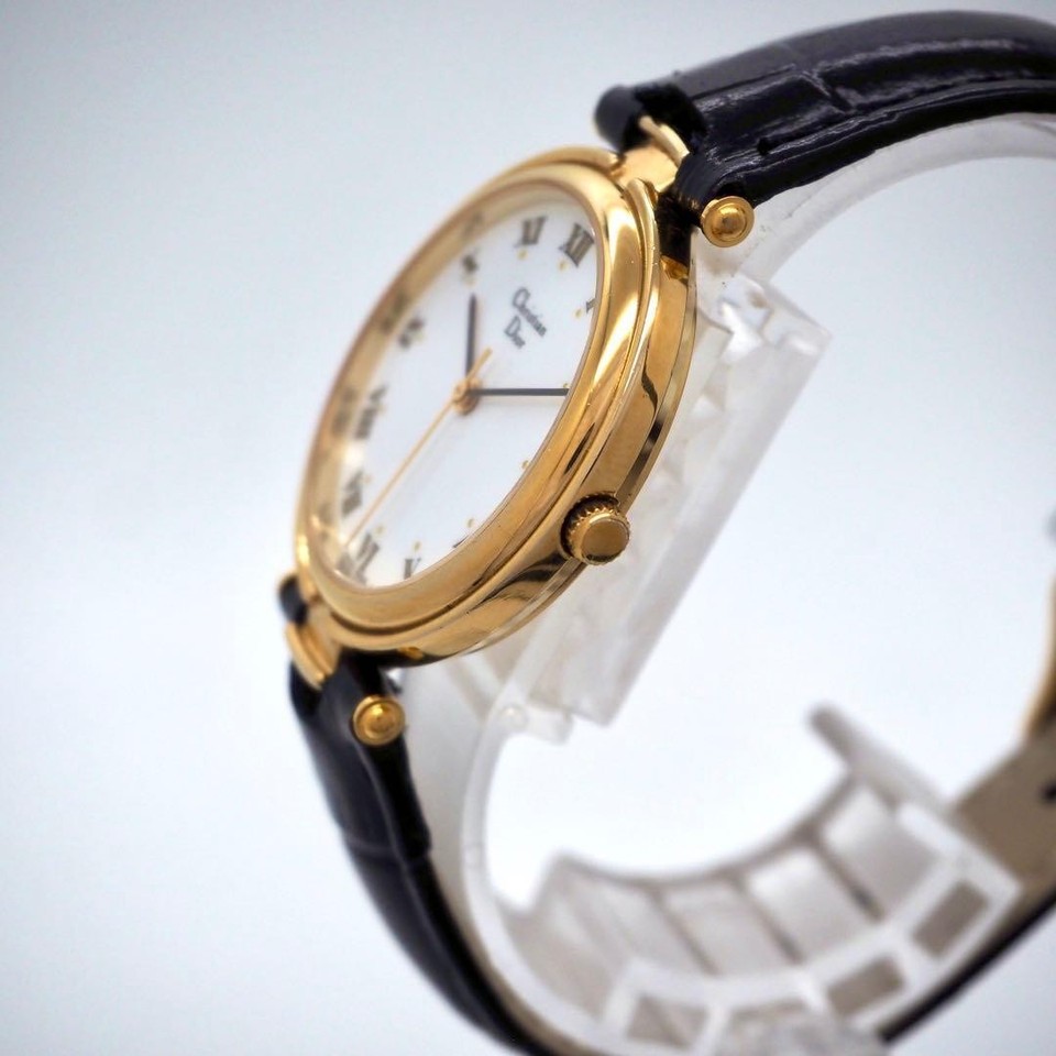 356 Operation [Good condition] Christian Dior watch 3006 Ladies Men's ...