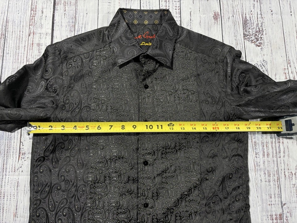 NEW Robert Graham Shirt Sz XS LIMITED EDITION Paisley SILK 0460 | eBay