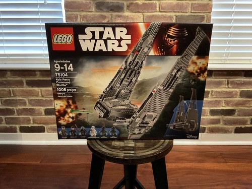 LEGO Set 75104 Kylo Ren's Command Shuttle - New In Factory Sealed Box ...