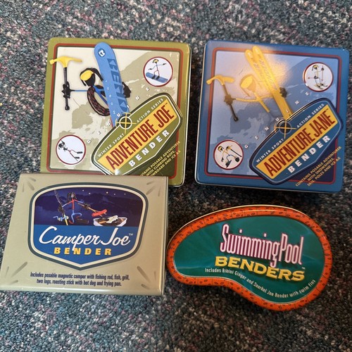 Camper Joe, Adventure Joe & Jane, Swimming Pool Bender Lot of 4 Rare ...