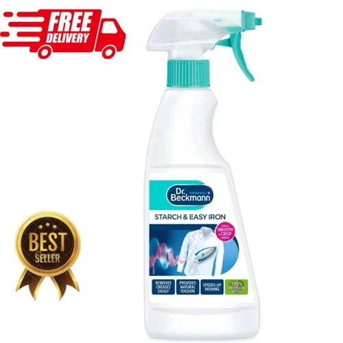 Dr. Beckmann Starch & Easy Iron Spray | For a smooth & crisp finish on ...